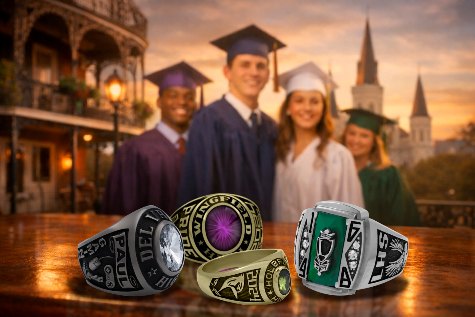 High School Class Rings New Orleans: Best Styles, Prices & Schools ...